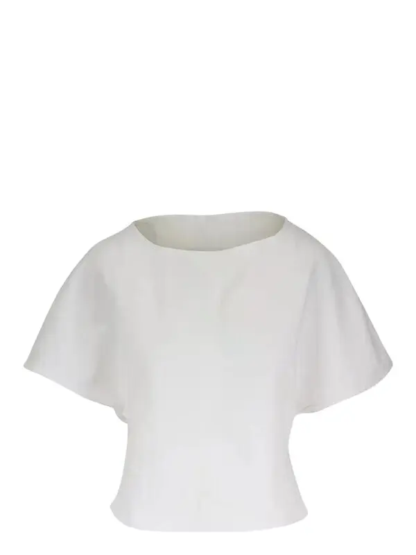 TWP Short-sleeve Top - White