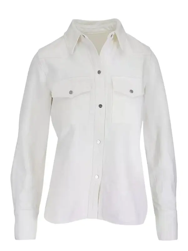 TWP Rancher Western-style Shirt - White