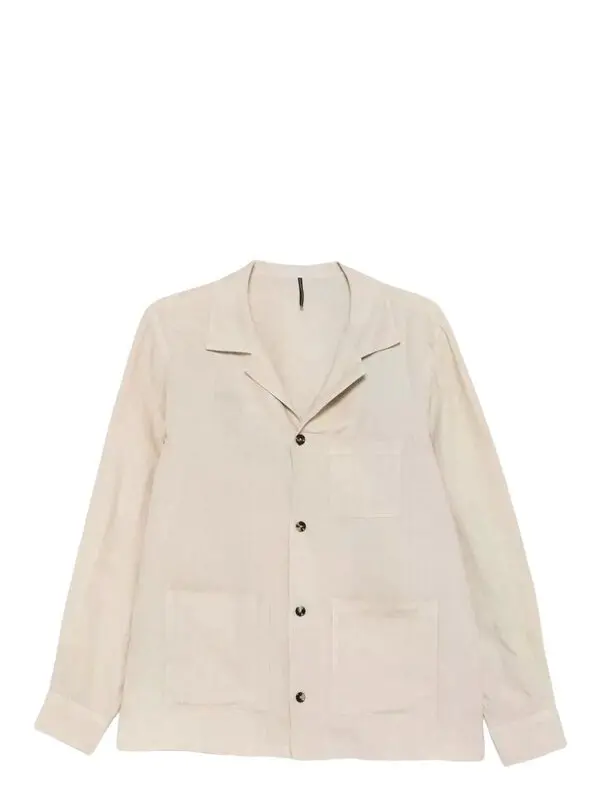 DELL'OGLIO Patch-pocket Shirt - Neutrals