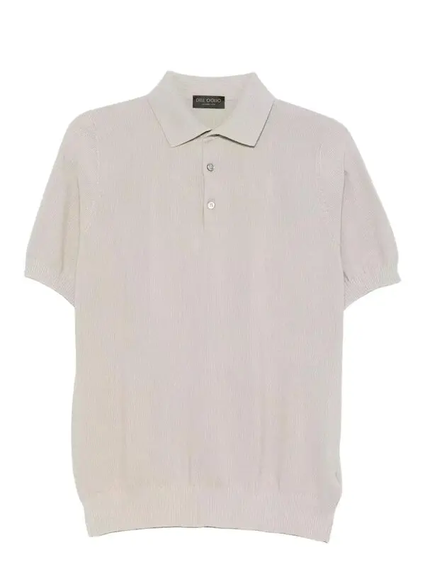 DELL'OGLIO Short-sleeves Polo Shirt - Grey