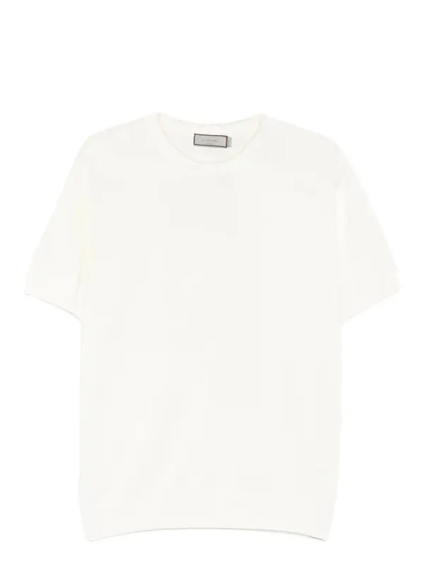 Canali Crew-neck T-shirt - White