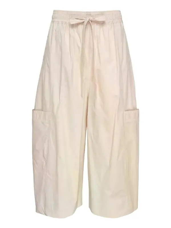 LEE MATHEWS Gilbert Drawstring-waist Trousers - Neutrals
