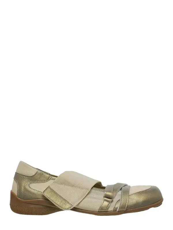 OPEN YY Cross-band Ballerina Flats - Neutrals