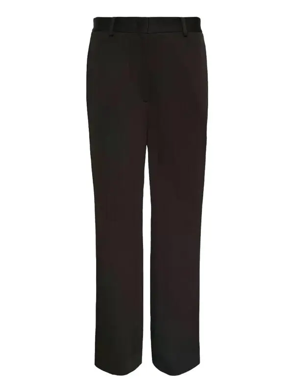 CLUB21 COLLECTION Margot Satin-back Trousers - Black