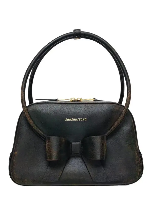 SHUSHU/TONG Ring-handle Shoulder Bag - Black
