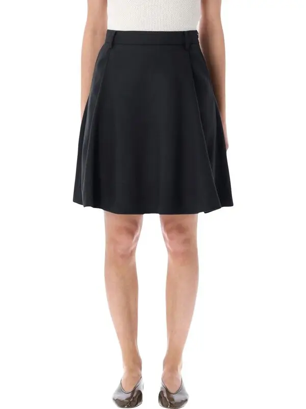 LOW CLASSIC Flared Skirt - Charcoal