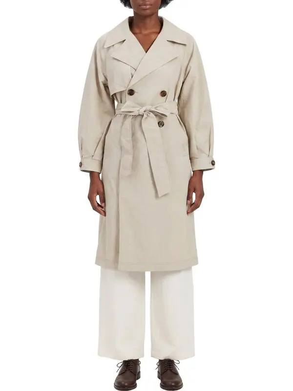 Barbour Trench Coat - Navy