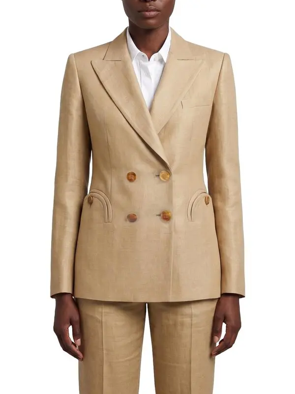 BLAZÉ MILANO Double-breasted Jacket - Earth