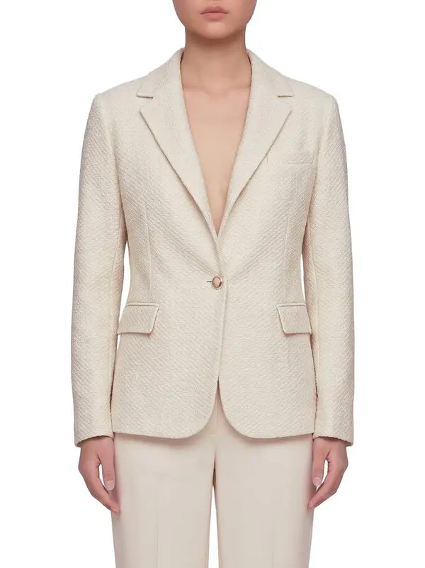 CIRCOLO 1901 Textured Jacket - Beige