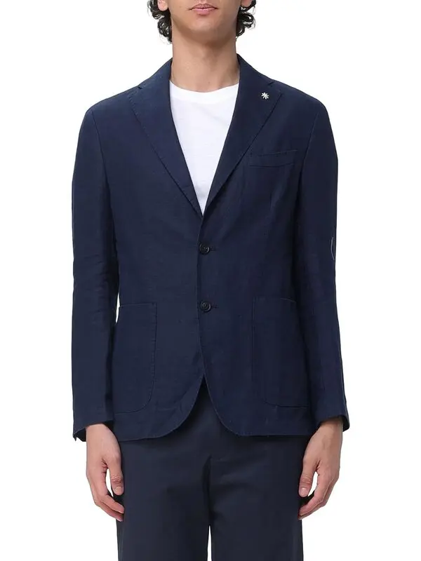 MANUEL RITZ Tailored Blazer - Blue