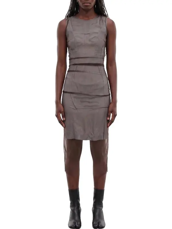 MAISON MARGIELA Jersey Midi Dress - Brown