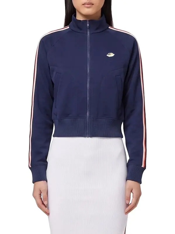 Fiorucci Technical Fabric Zip Up Hoodie - Navy