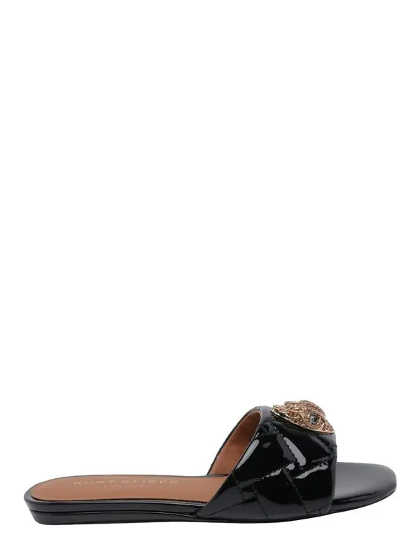 Kurt Geiger Kensington Quilted Mules - Black