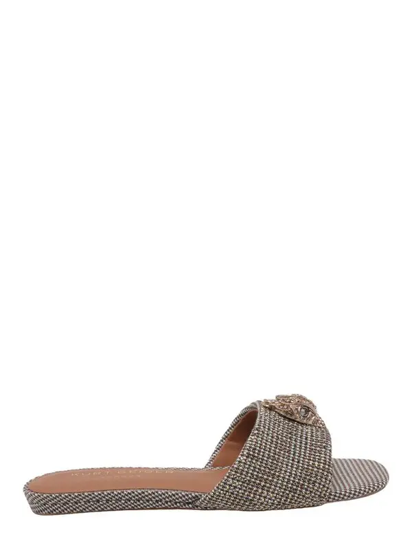 Kurt Geiger Embellished Heeled Sandal - Beige