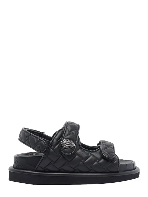 Kurt Geiger Quilted Heeled Sandals With Adjustable Straps - Black