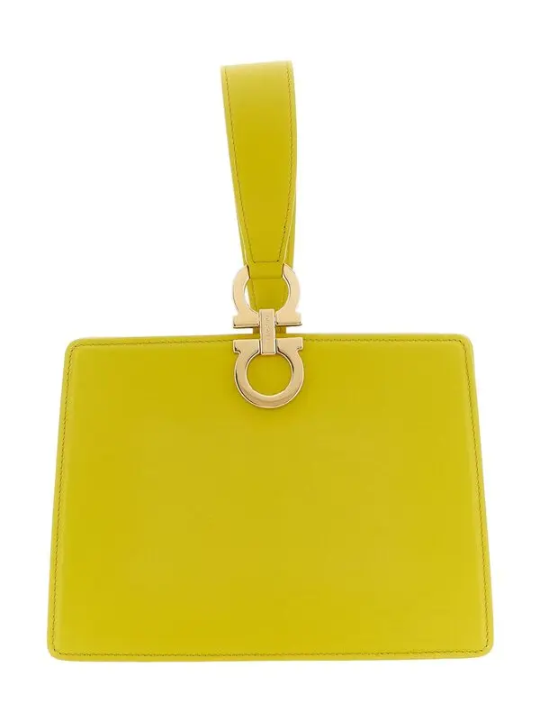 FERRAGAMO Gancini Mini Bag - Yellow