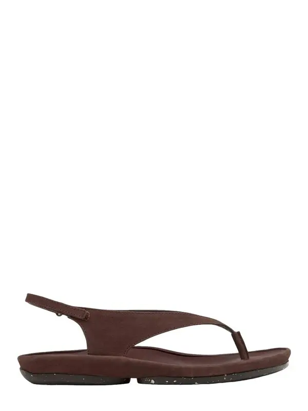 Camper Heeled Sandal - Brown