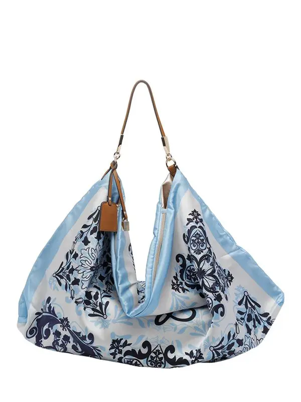 Liu Jo Printed Tote Bag - Blue