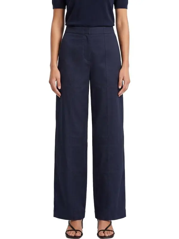 JIL SANDER Tailored Wide-leg Pants - Blue