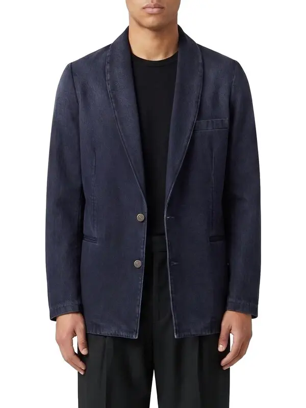 MAISON MARGIELA Shawl Lapel Blazer - Black