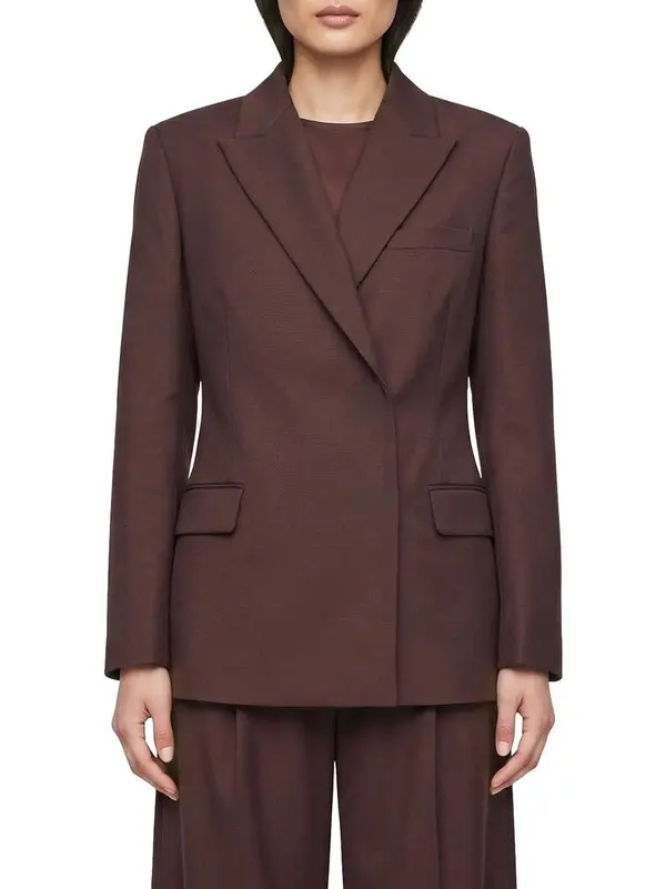ANINE BING Tailored Blazer - Brown