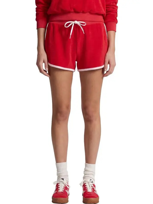 Polo Ralph Lauren Terry Cloth Drawstring Shorts - Red