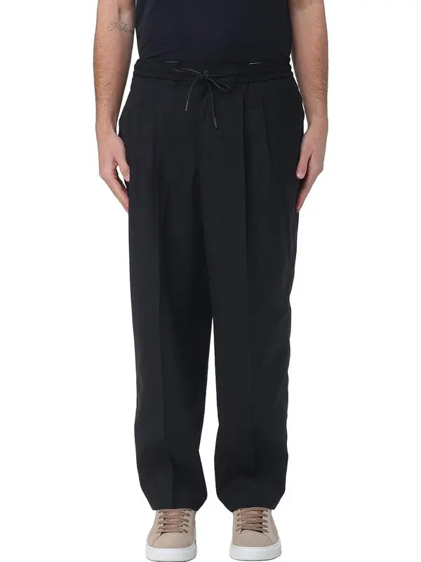PT TORINO Tailored Trousers - Black
