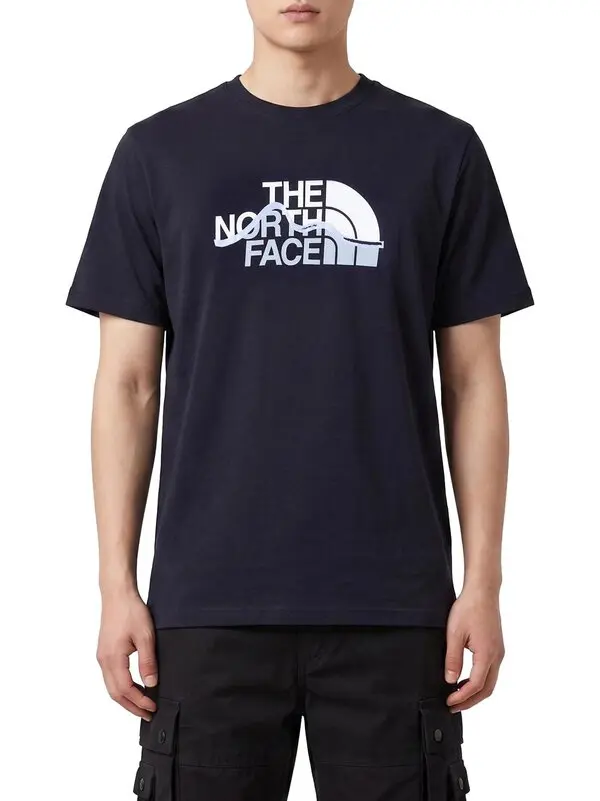 The North Face Cotton T-shirt With Logo - Black