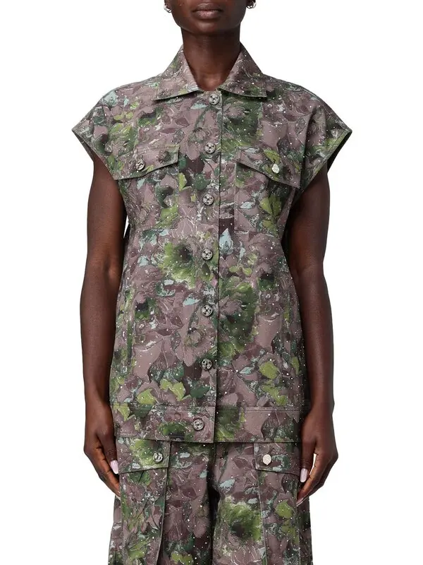 Liu Jo Sleeveless Waistcoat - Green