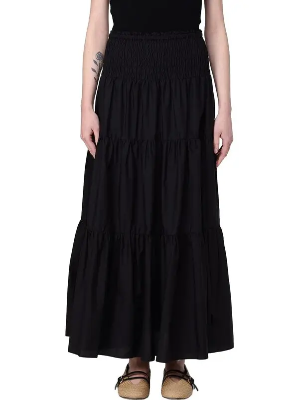 Michael Kors Tiered Maxi Skirt - Black