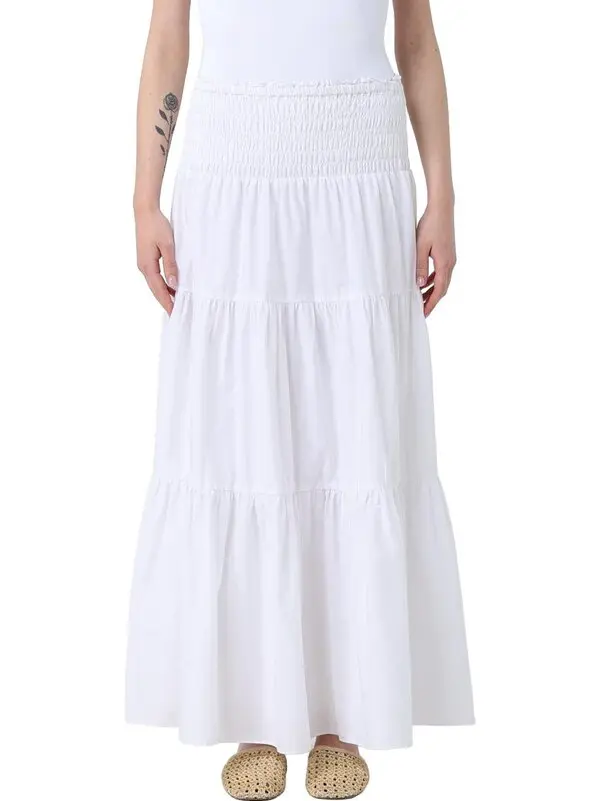 Michael Kors Tiered Maxi Skirt - White