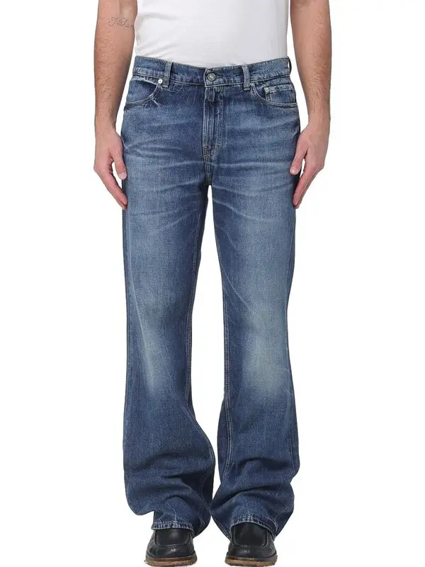 Our Legacy Distressed Wash Jeans - Olive
