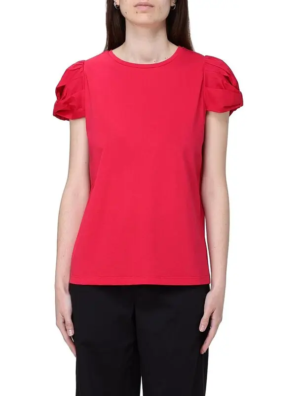 TWINSET Puff Sleeve Top - Red