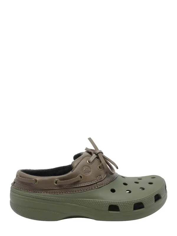 CROCS Boat Shoes With Tie Fastening - Green