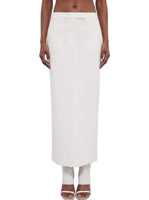 Patrizia Pepe Maxi Skirt - White