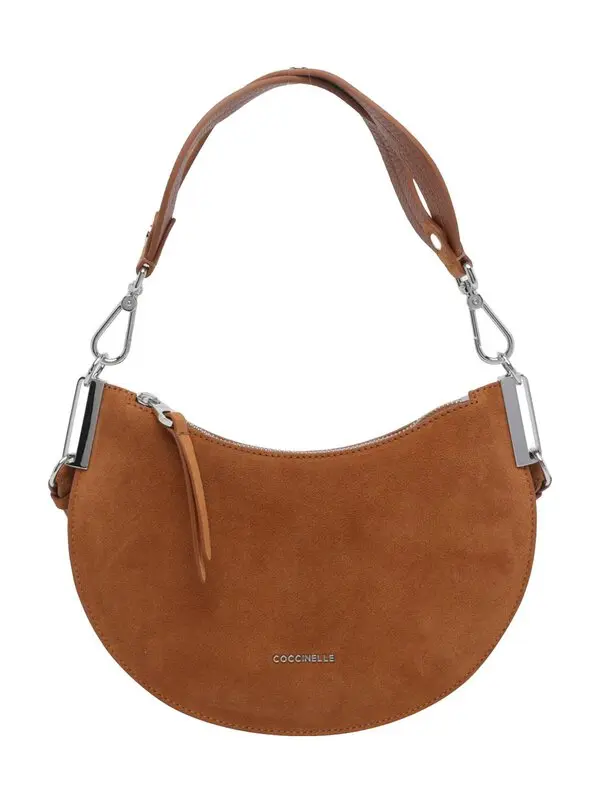 COCCINELLE Suede Shoulder Bag - Brown