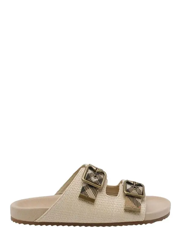 Burberry Heeled Sandals - Beige