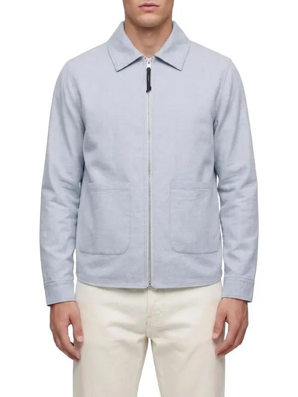Aspesi Zip-up Collared Jacket - Grey