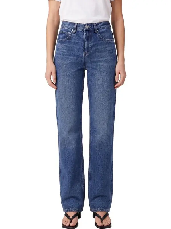 THE FRANKIE SHOP Straight Leg Jeans - Blue