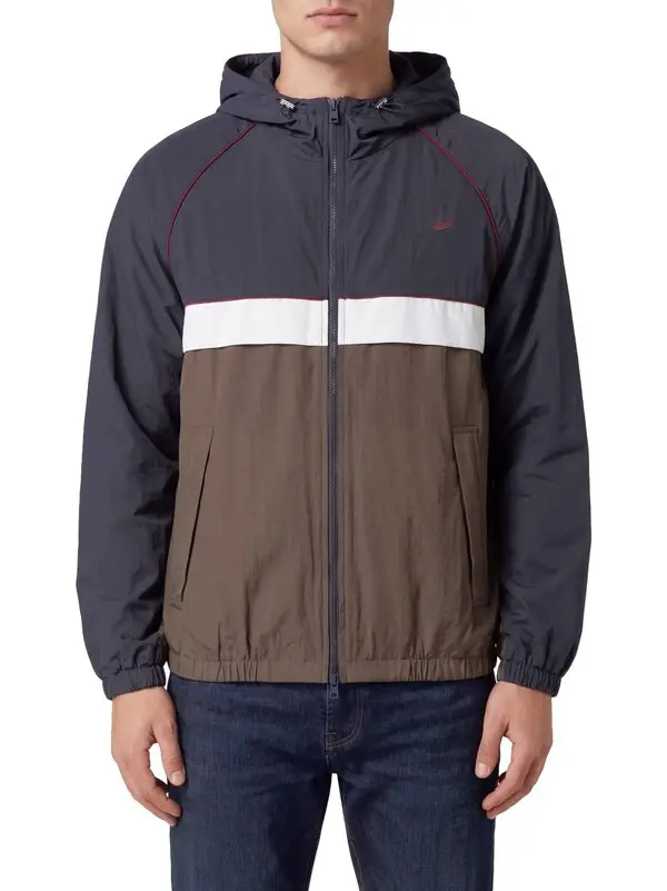 DUNST Color Block Hooded Jacket - Multicolor
