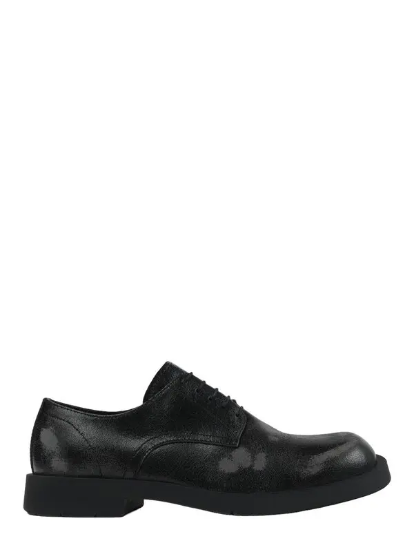 Camper Mil 1978 Aged Leather Derby Shoes - Black