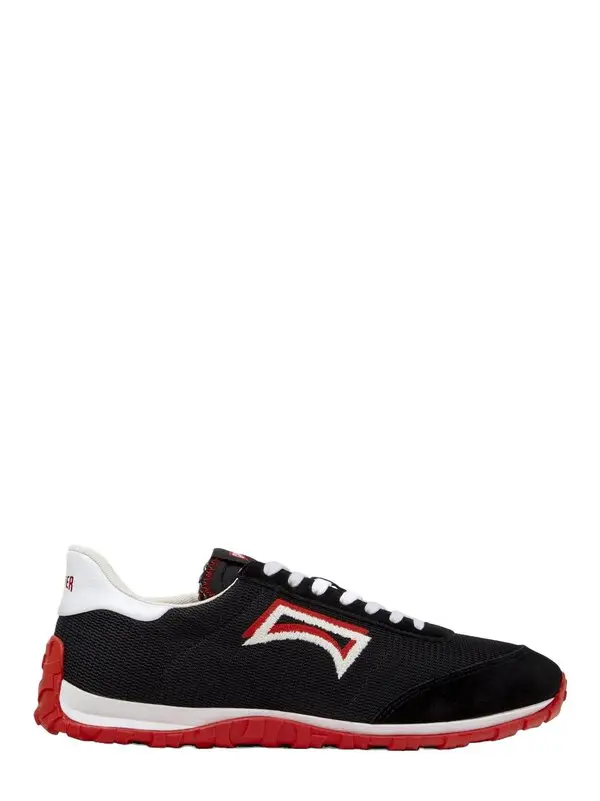 Camper Drift Walk Sneakers In Recycled Fabric And Suede - Black