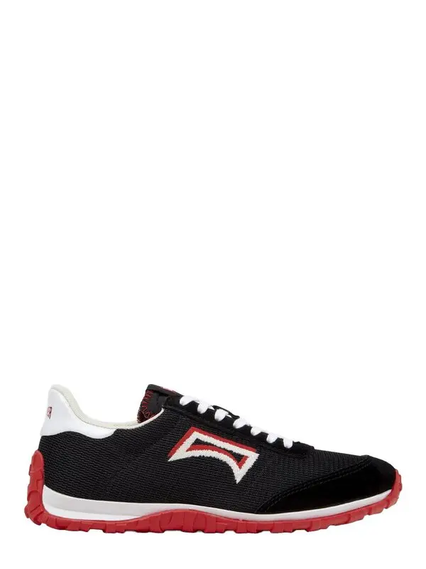 Camper Drift Walk Sneakers In Recycled Polyester And Leather - Black