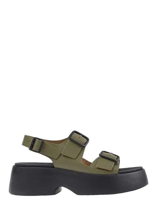 Camper Heeled Sandals - Green