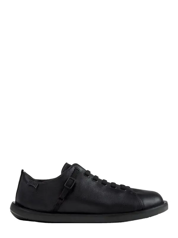 Camper Wagon Calfskin Sneakers - Black