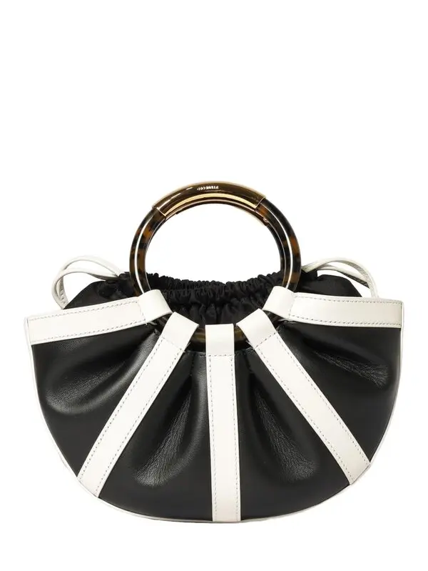 COCCINELLE Handbag With Hoop Handle - Pearl