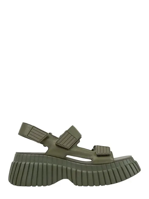 Camper Heeled Sandals - Green