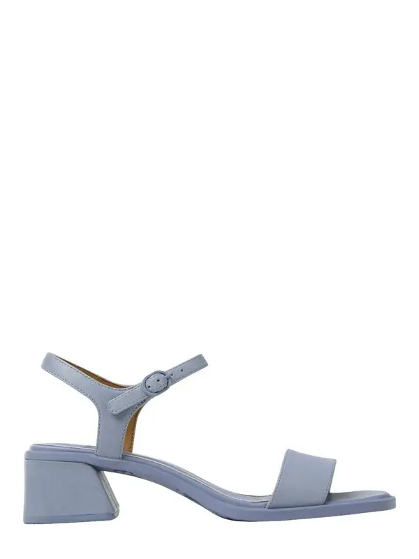 Camper Kora Leather Heeled Sandals - Blue