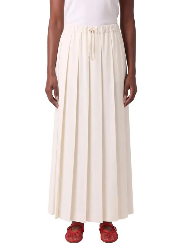 Fabiana Filippi Pleated Maxi Skirt - Butter