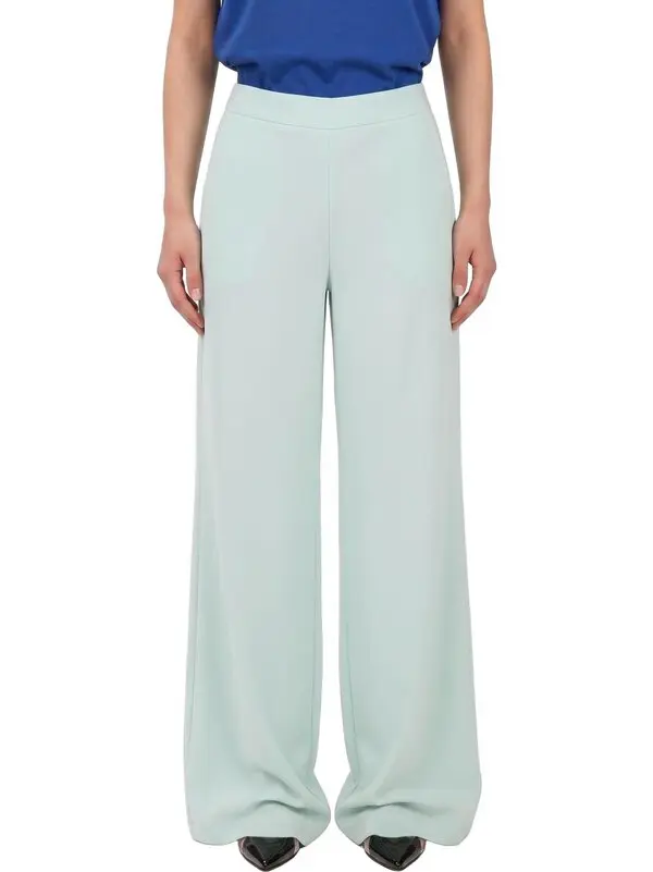 Patrizia Pepe Wide Leg Trousers - Water
